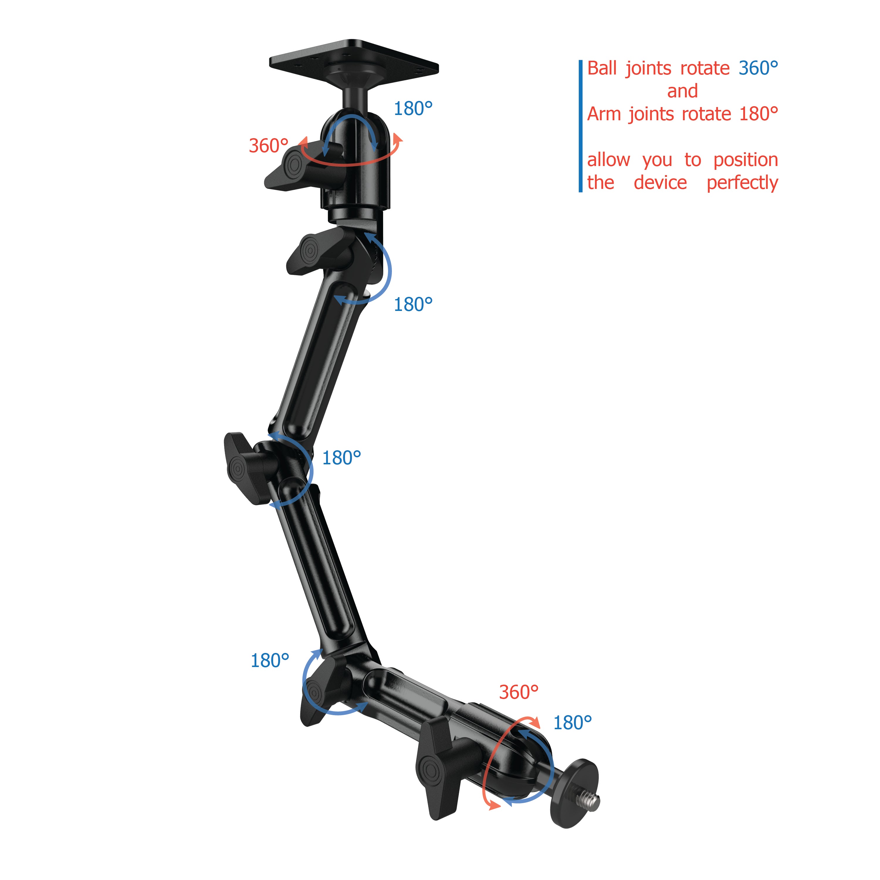 15" Aluminum ARM with AMPS Mounting Base